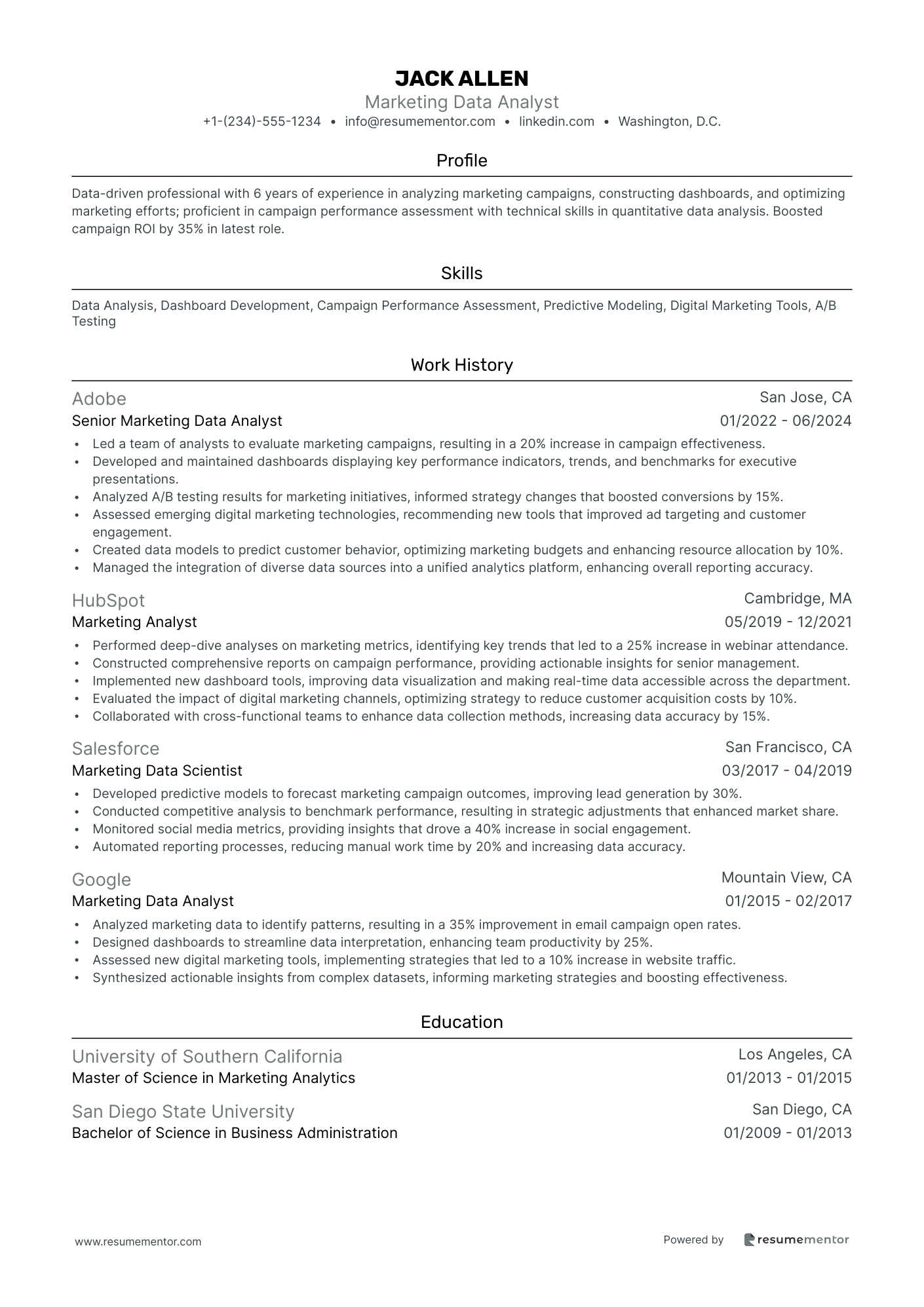 43 Data Science Resume Examples To Get You Hired in 2025