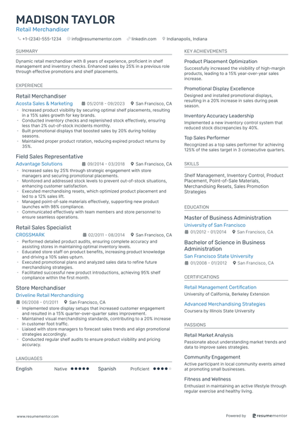 27 Retail Resume Examples To Get You Hired in 2024