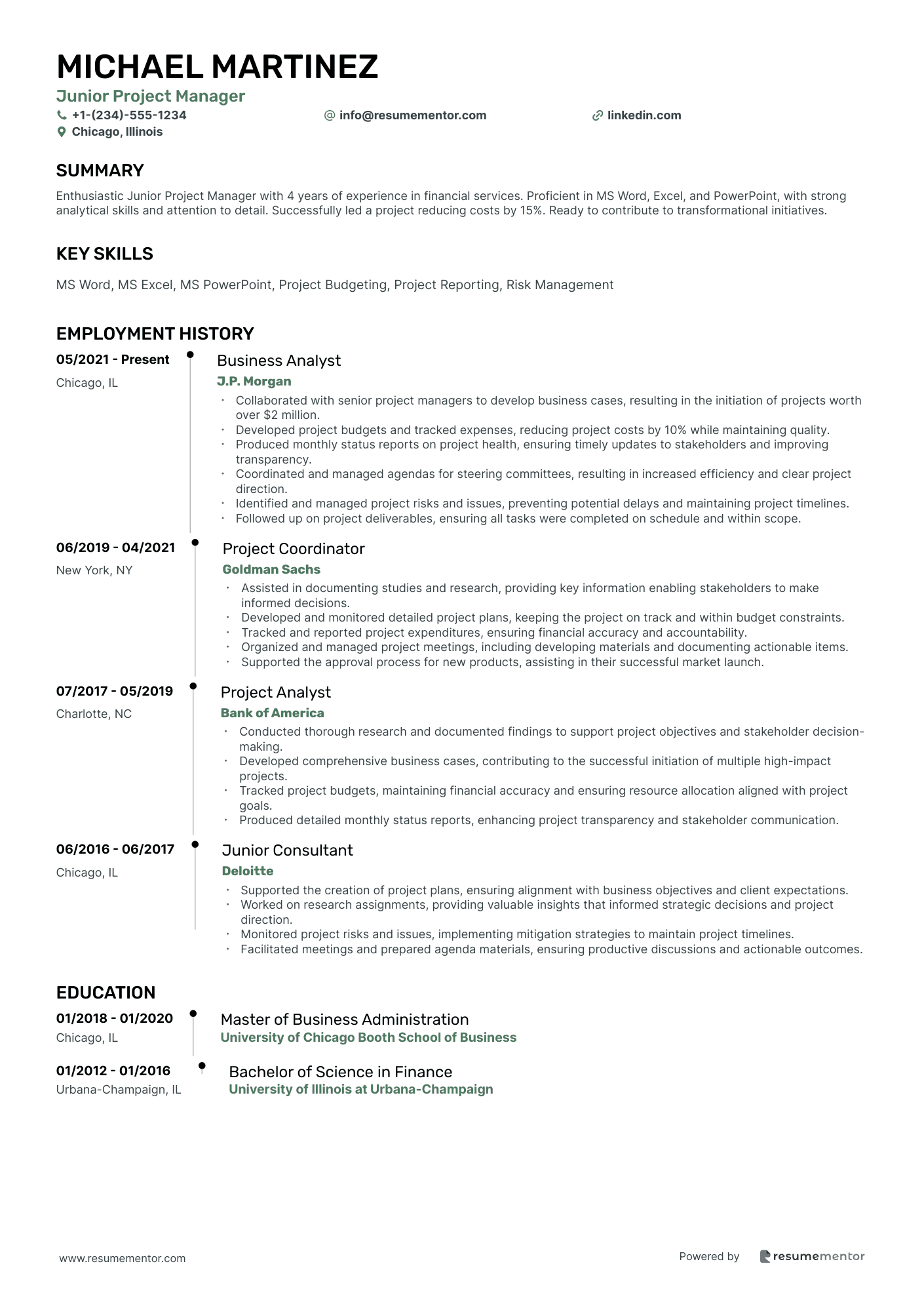 22 Project Management Resume Examples To Get You Hired in 2025