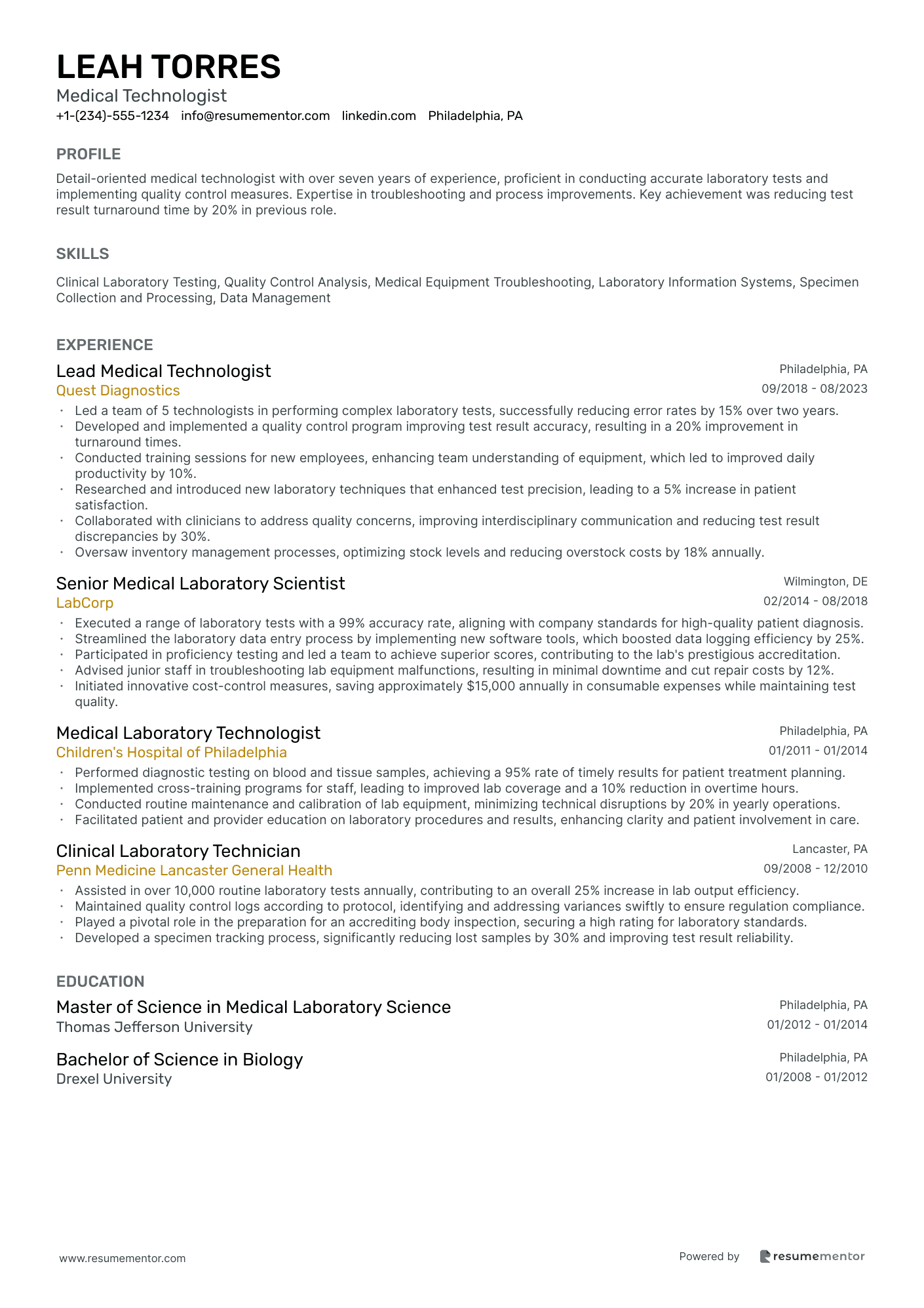 30 Healthcare Resume Examples - Free to Edit ATS-Friendly PDF - 2025