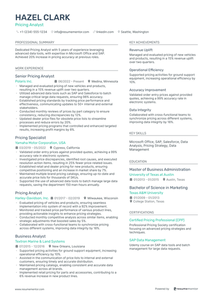 42 Finance Resume Examples To Get You Hired in 2024