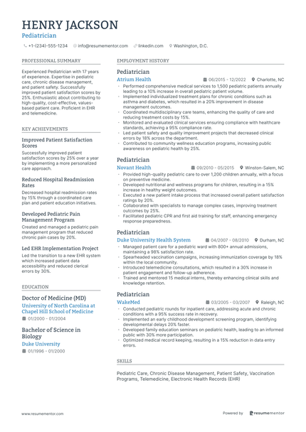 33 Doctor Resume Examples To Get You Hired in 2025