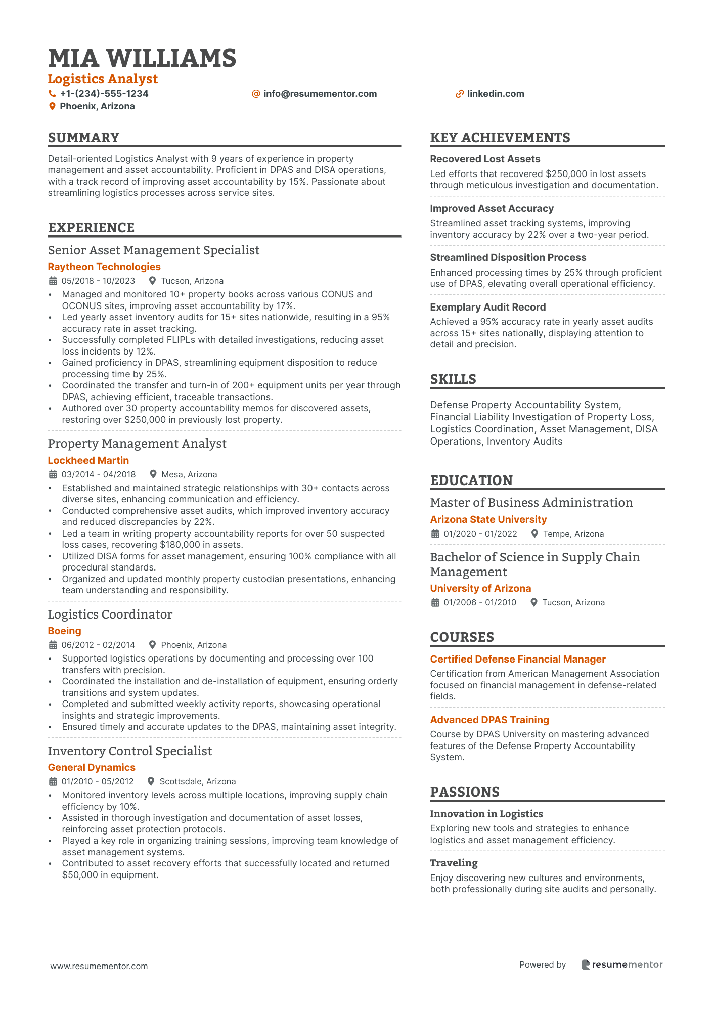31 Logistics Resume Examples - Free to Edit ATS-Friendly PDF - 2025