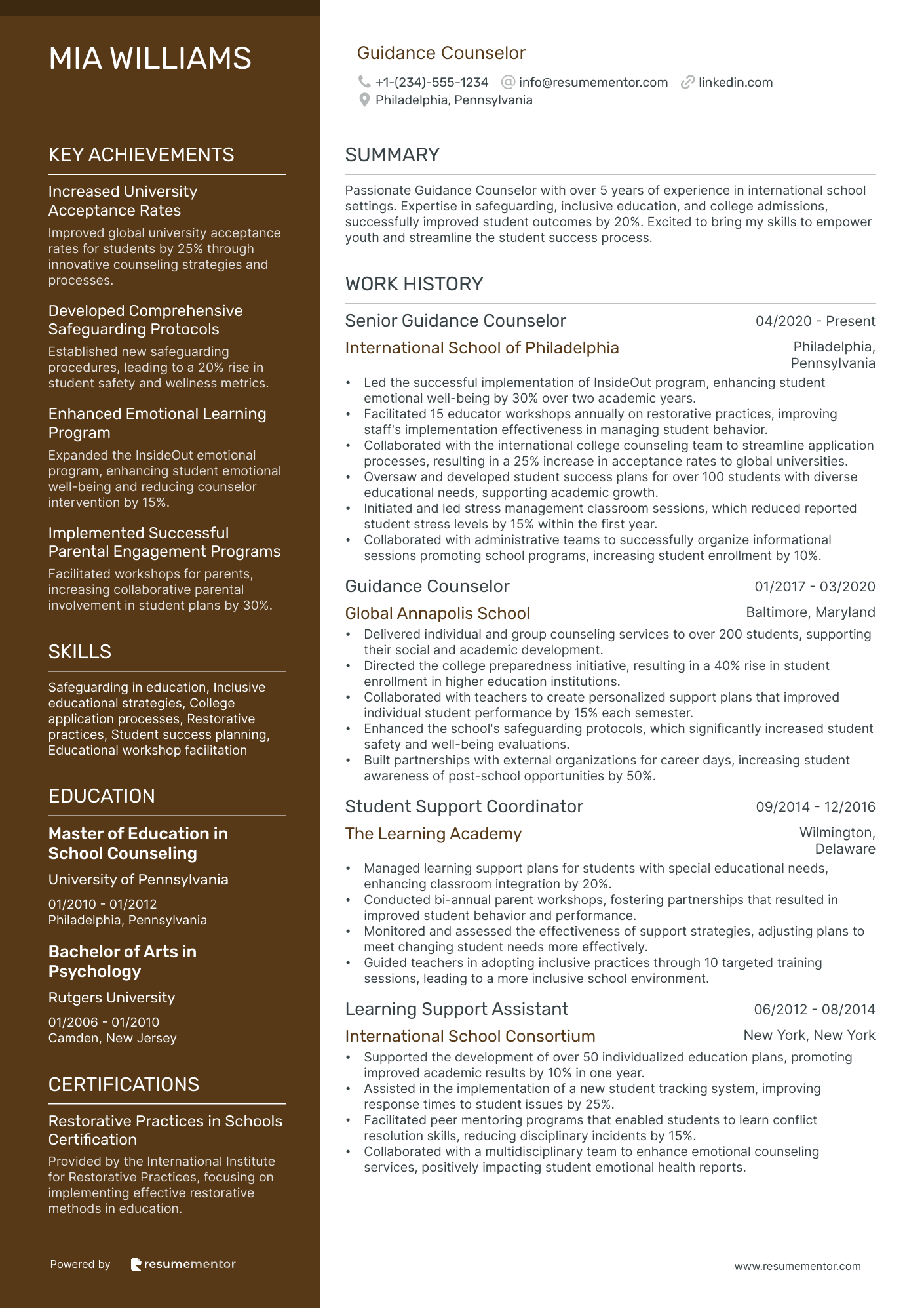 19 Education Resume Examples - Free to Edit ATS-Friendly PDF - 2025