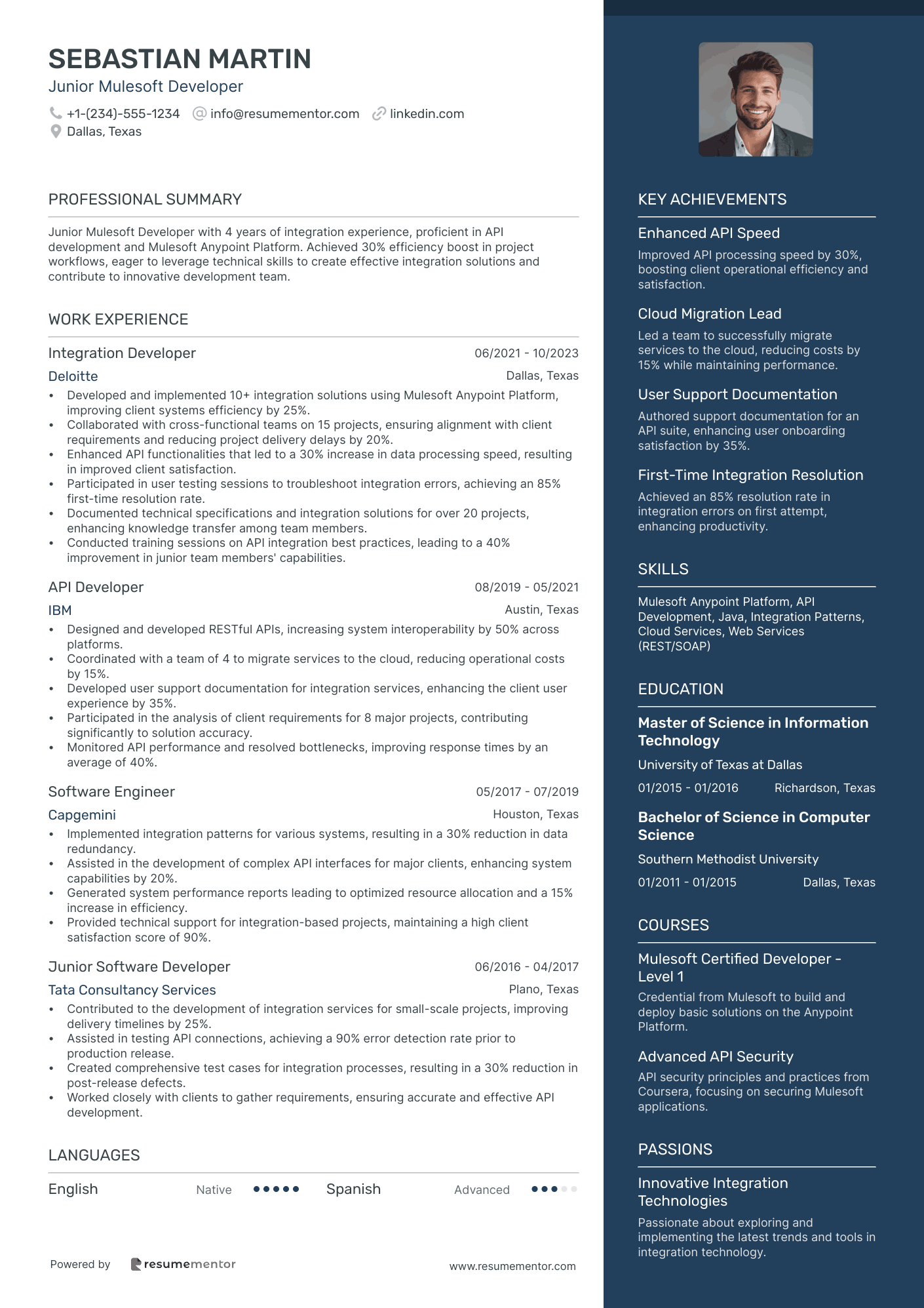 Mulesoft Developer Resume Examples To Get You Hired in 2025