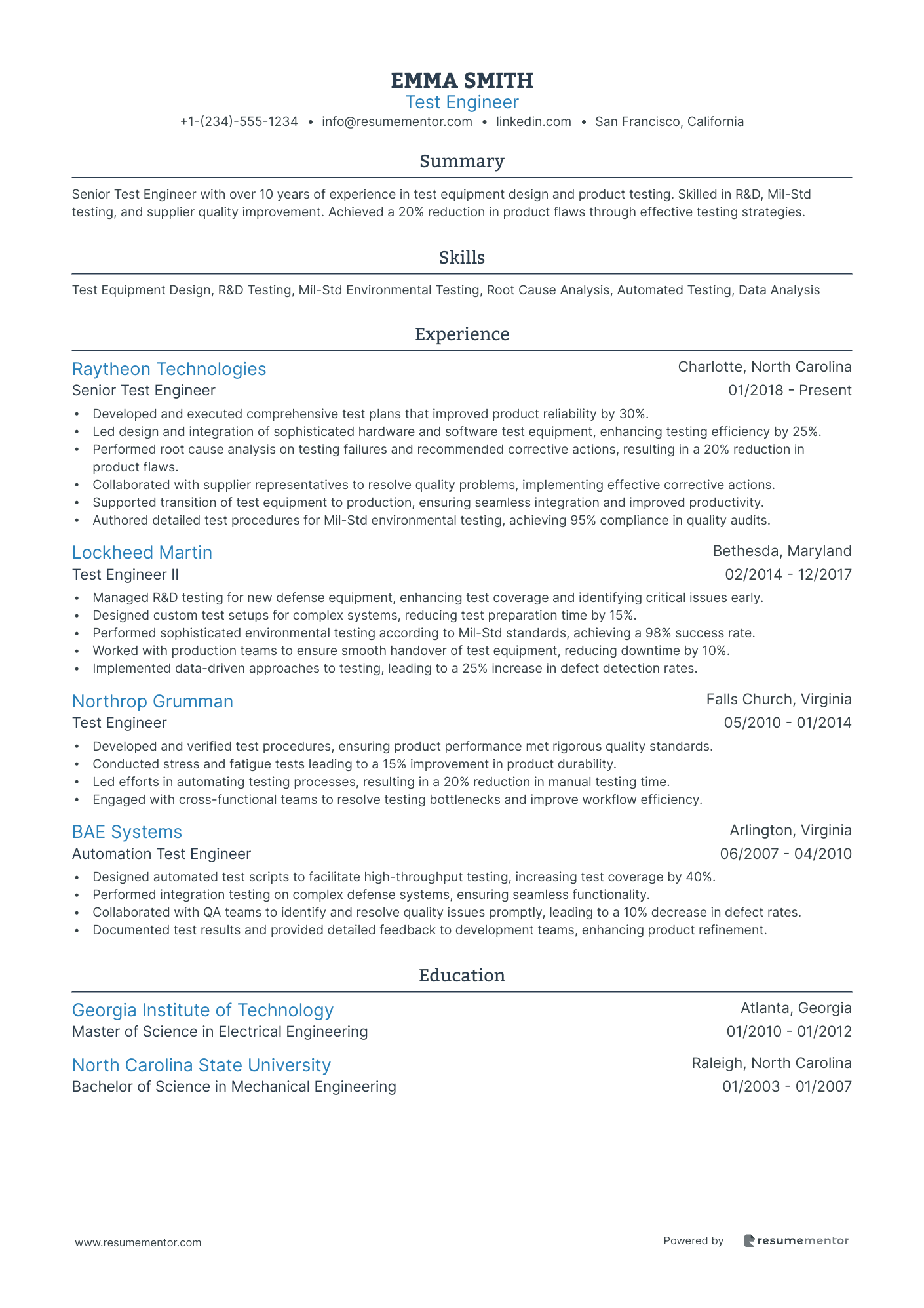 47 Engineering Resume Examples To Get You Hired in 2025