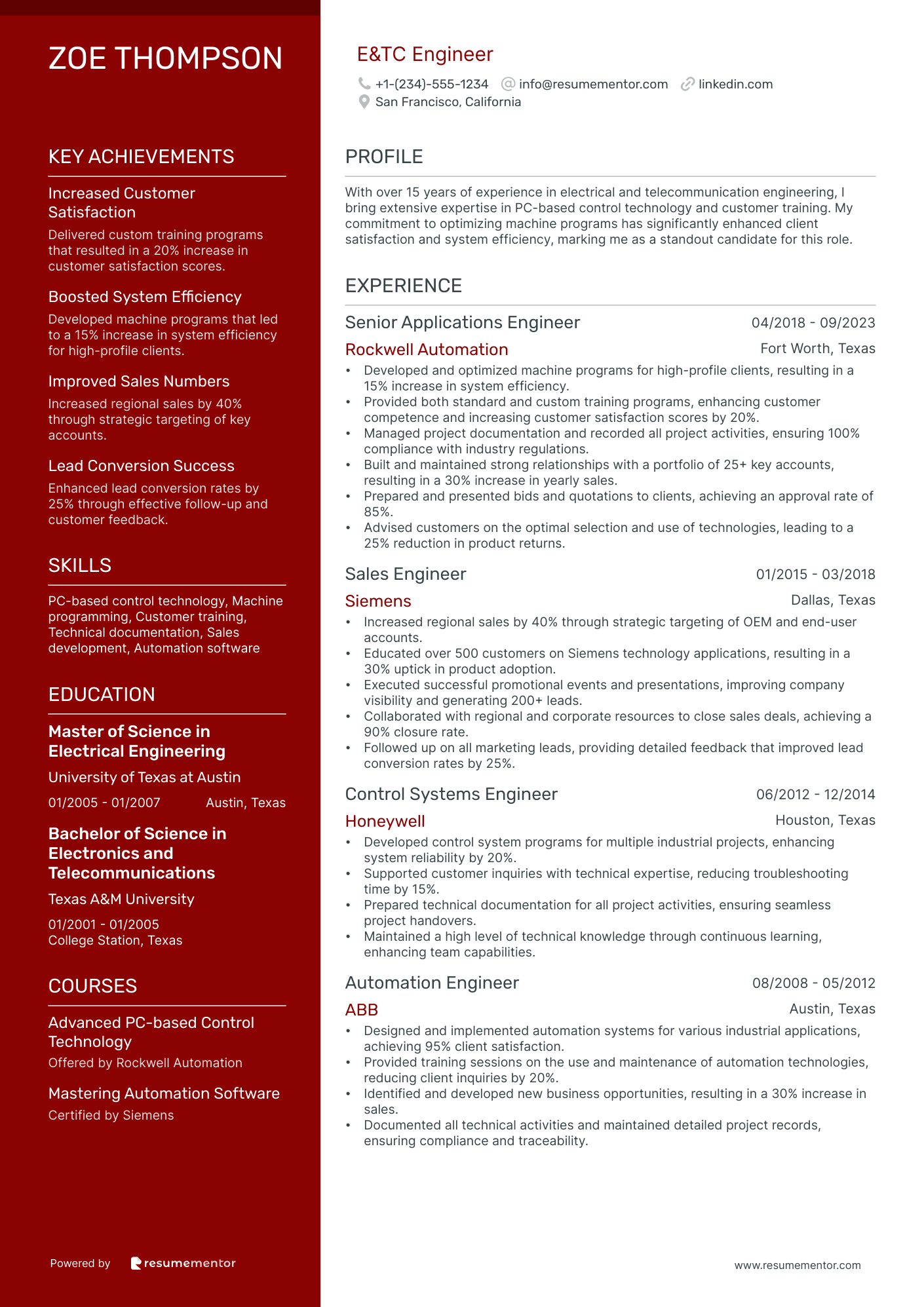 47 Engineering Resume Examples To Get You Hired in 2025