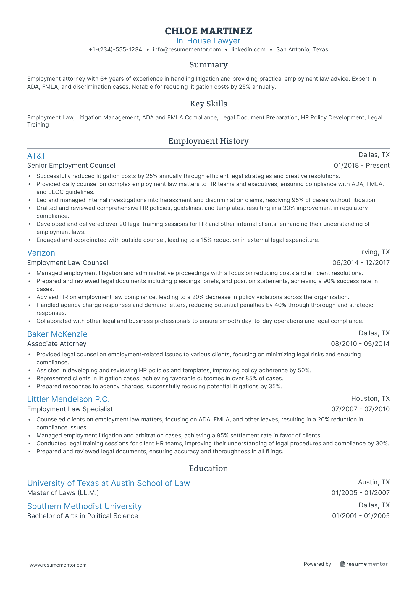 41 Lawyer Resume Examples To Get You Hired in 2024
