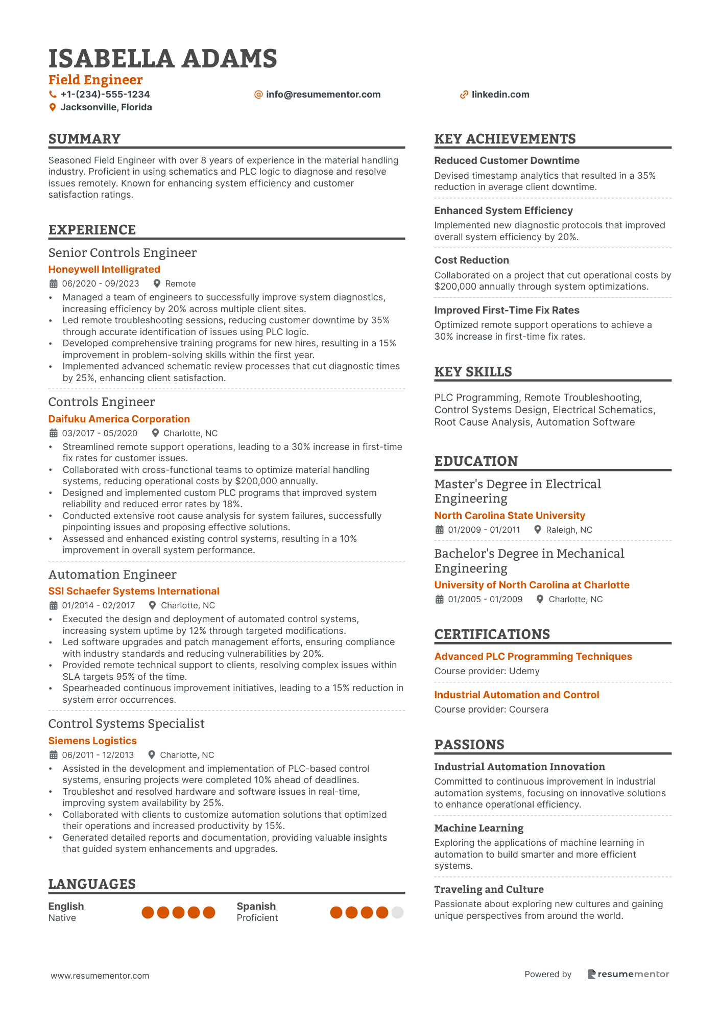 47 Engineering Resume Examples To Get You Hired in 2025