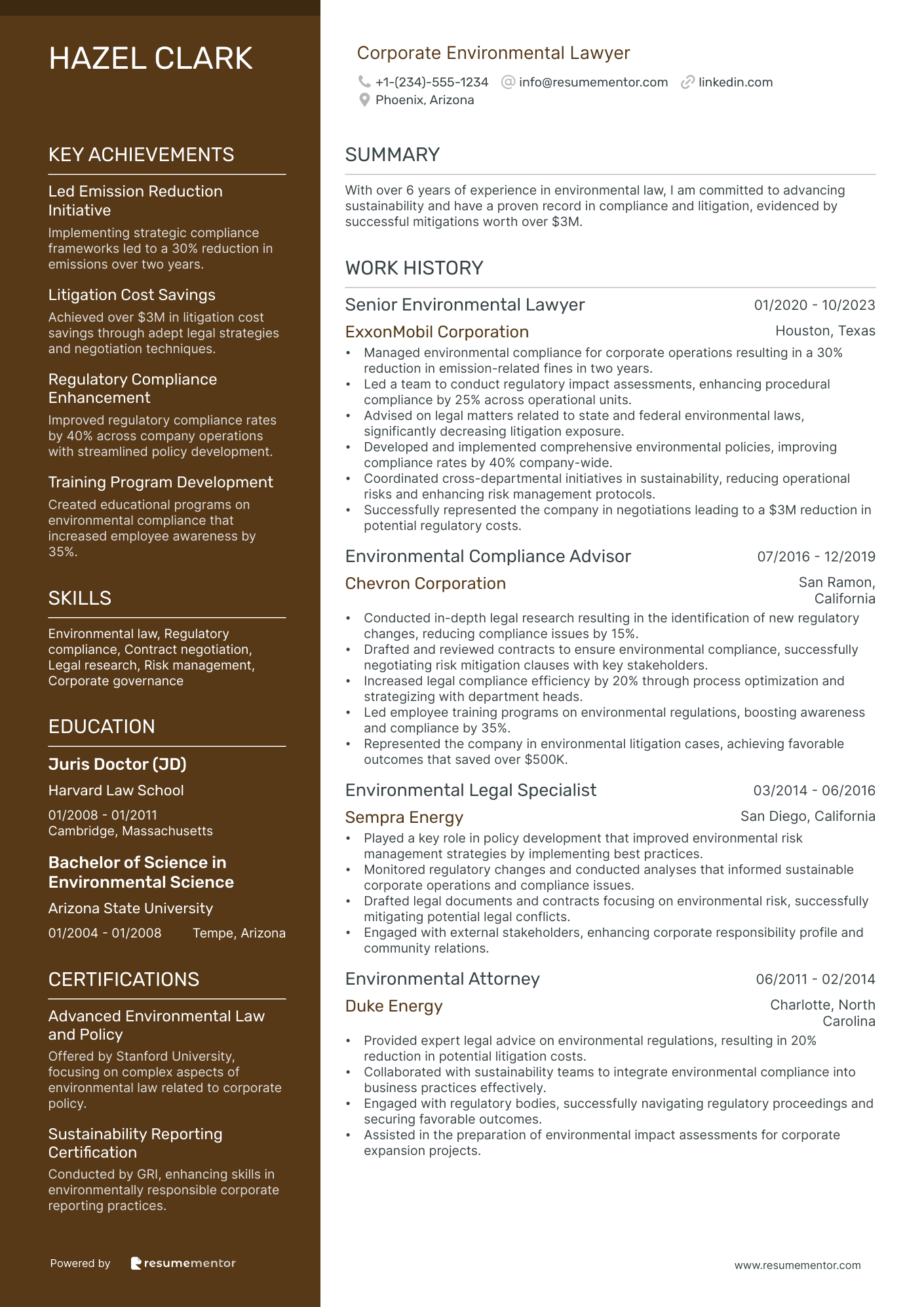 Corporate Lawyer Resume Example - Free to Edit ATS-Friendly PDF - 2025