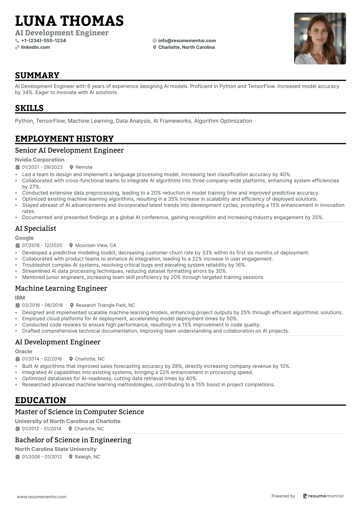 Computer Engineering Resume Examples - Free to Edit ATS-Friendly PDF - 2025