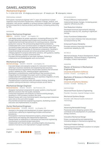 47 Engineering Resume Examples To Get You Hired in 2025