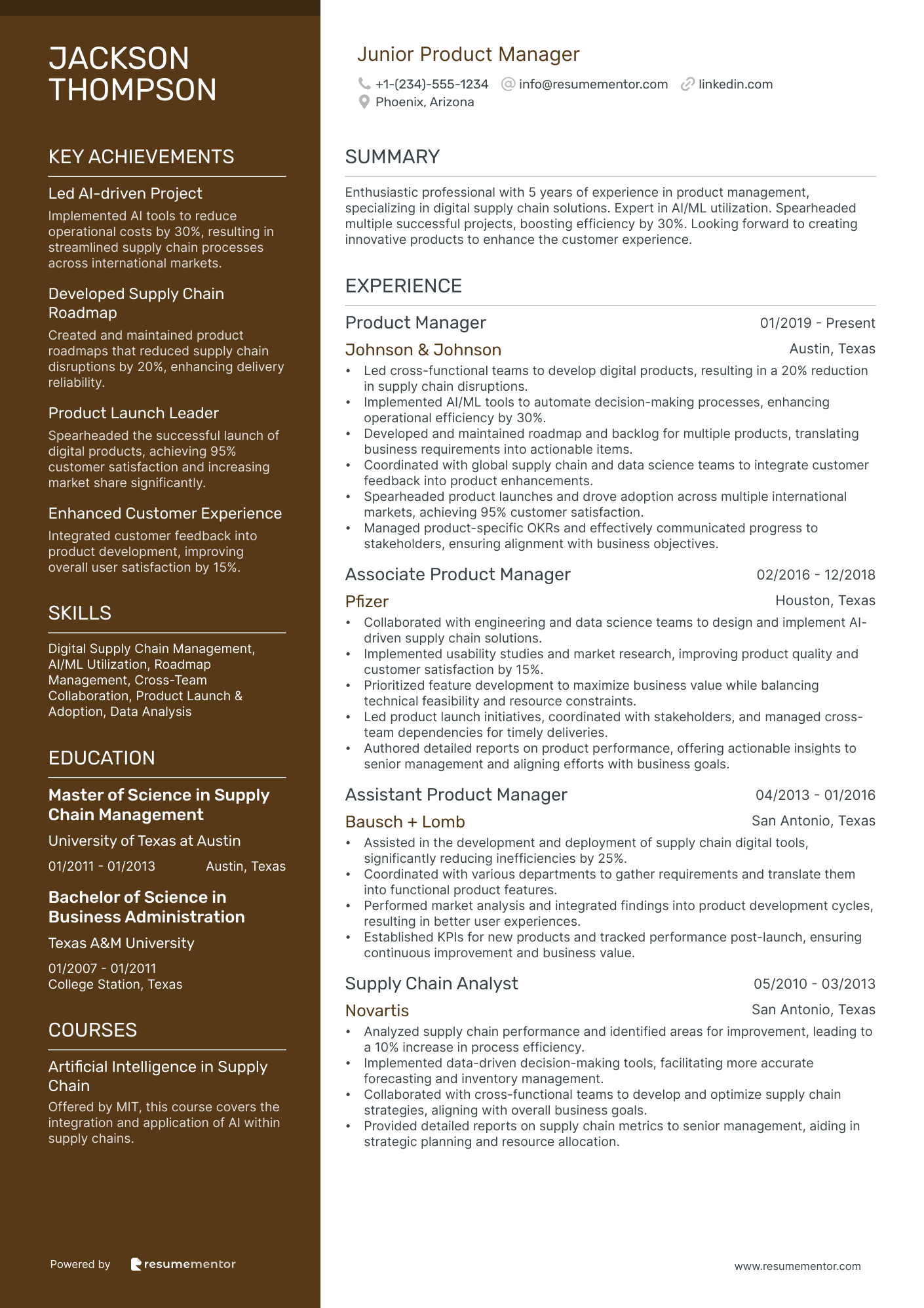 20 Product Management Resume Examples To Get You Hired in 2025