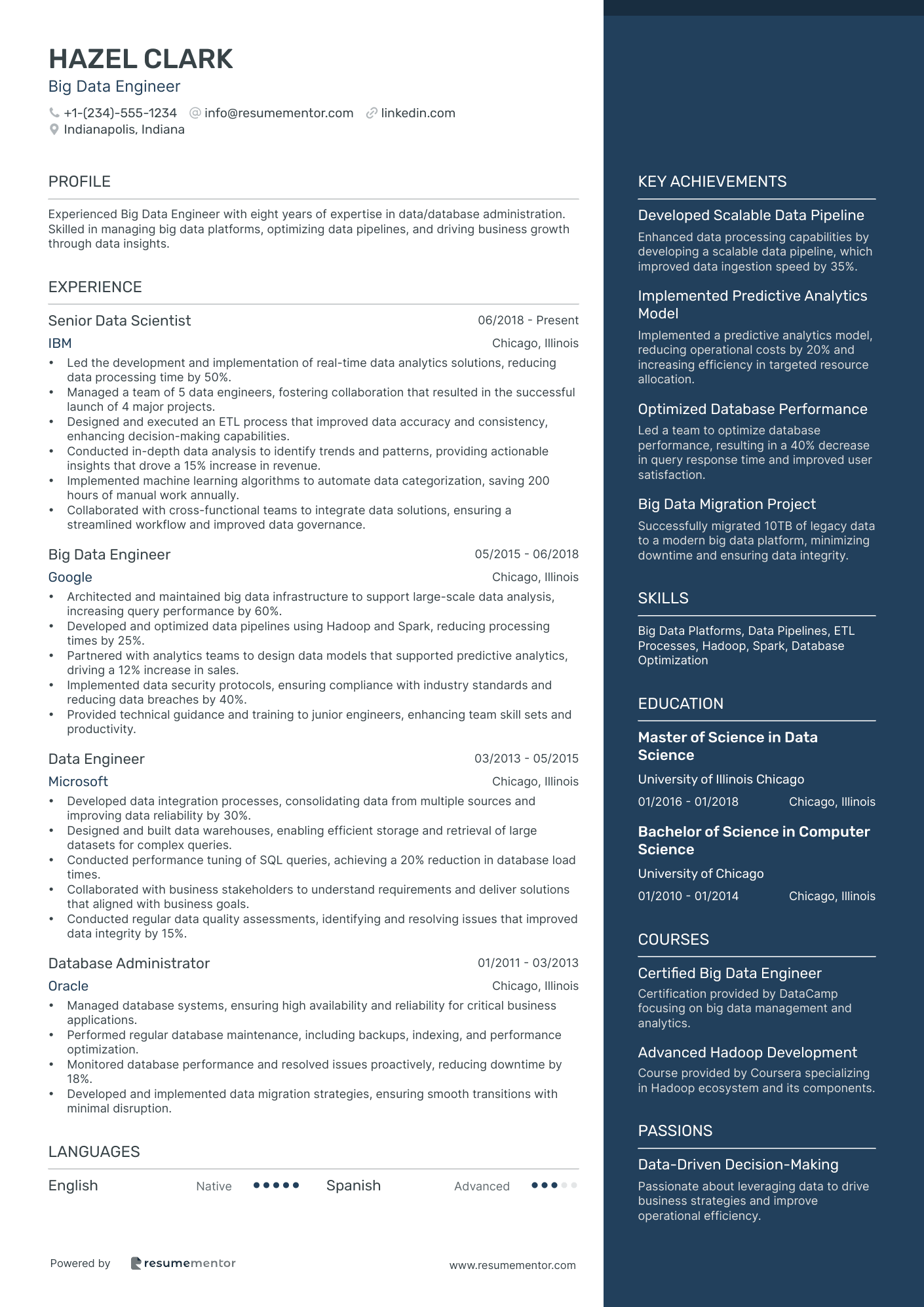 43 Data Science Resume Examples To Get You Hired in 2025