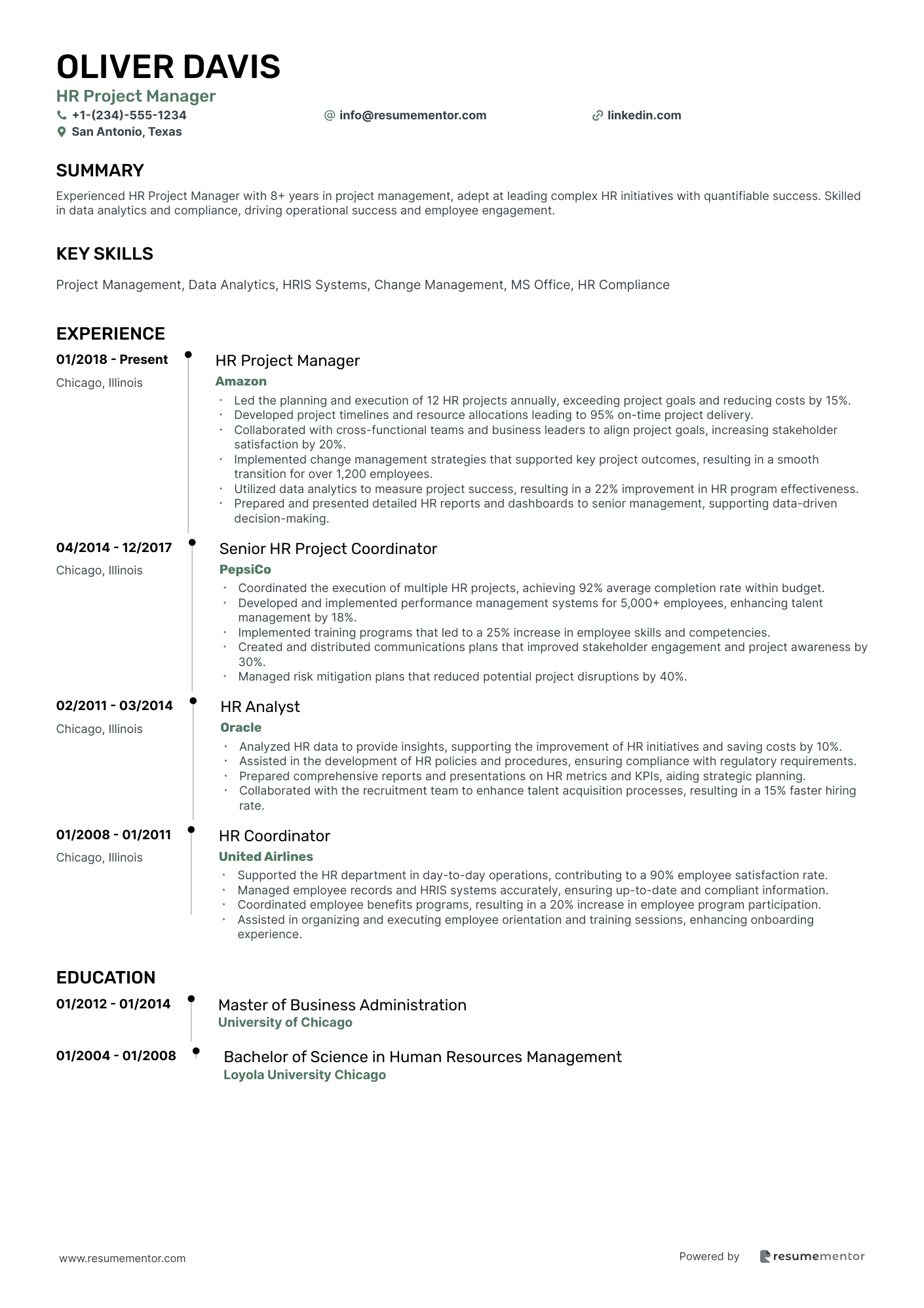 22 Project Management Resume Examples To Get You Hired in 2024