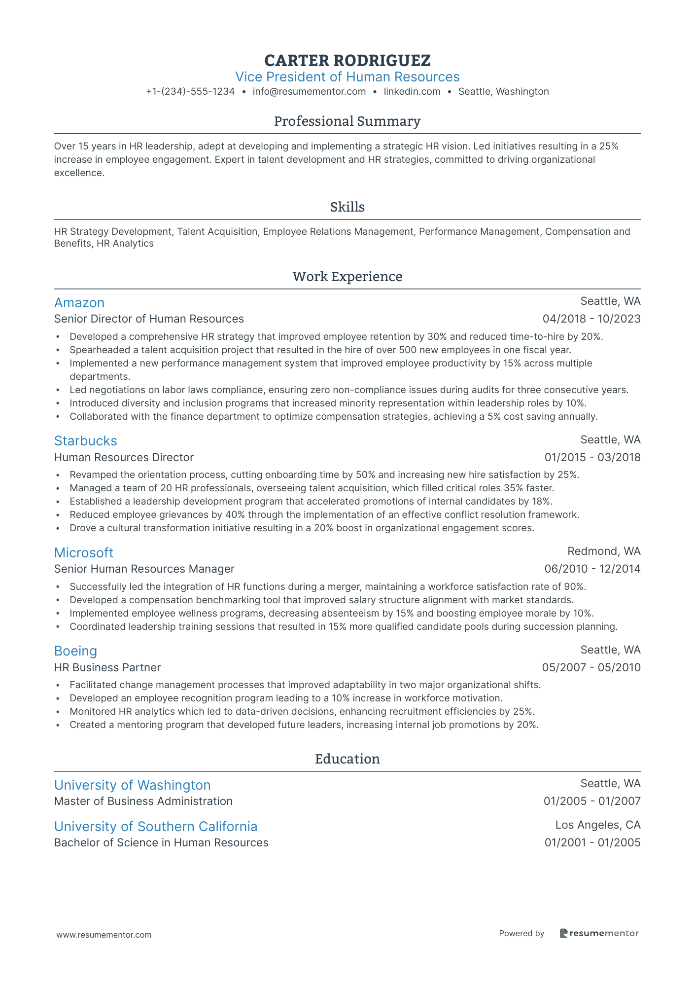 Vice President (VP) Resume Examples To Get You Hired in 2025
