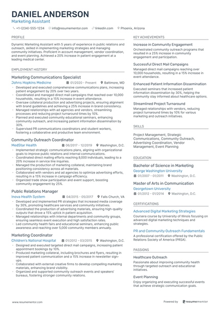 40 Marketing Resume Examples To Get You Hired in 2024