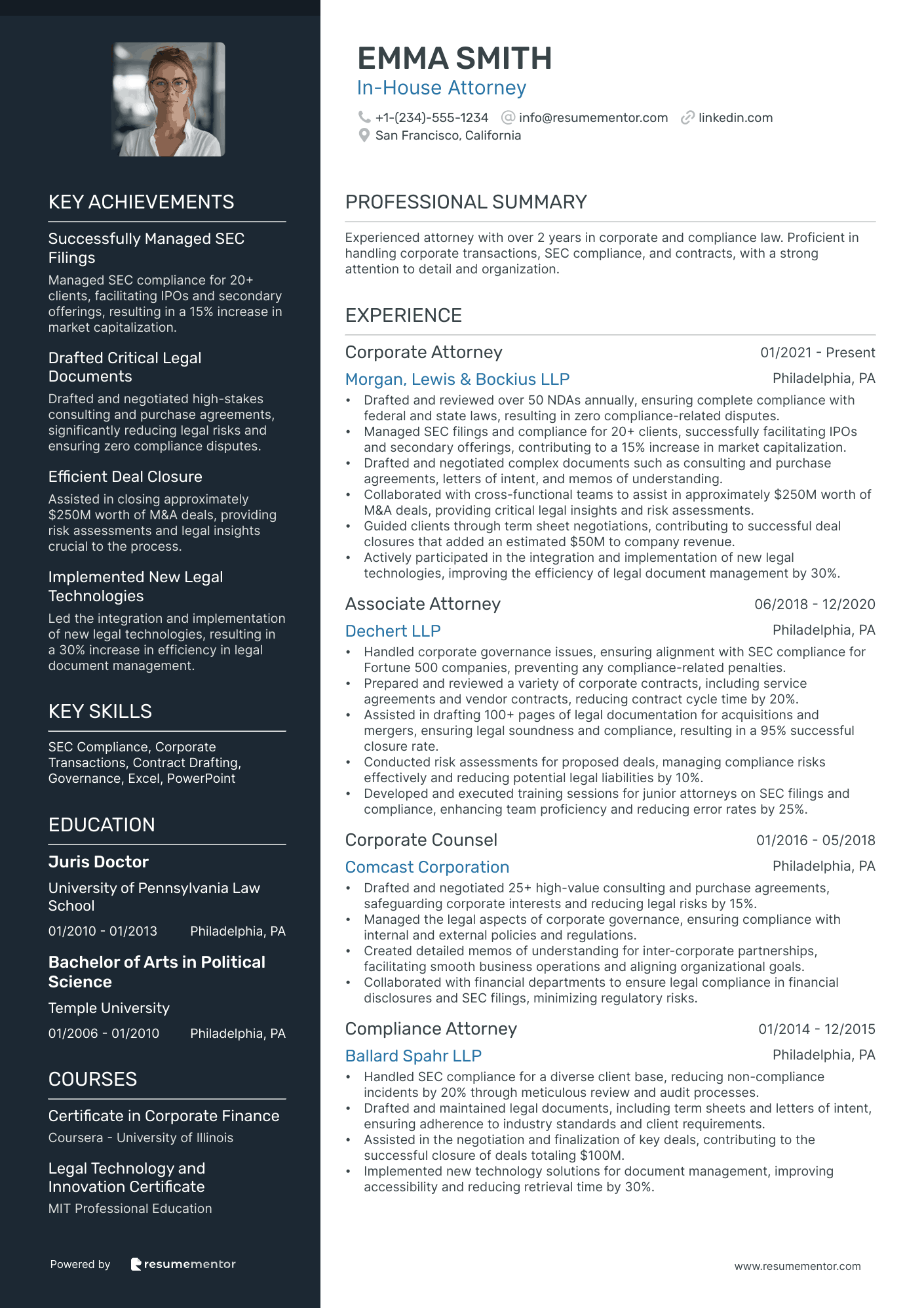 39 Attorney Resume Examples To Get You Hired in 2025