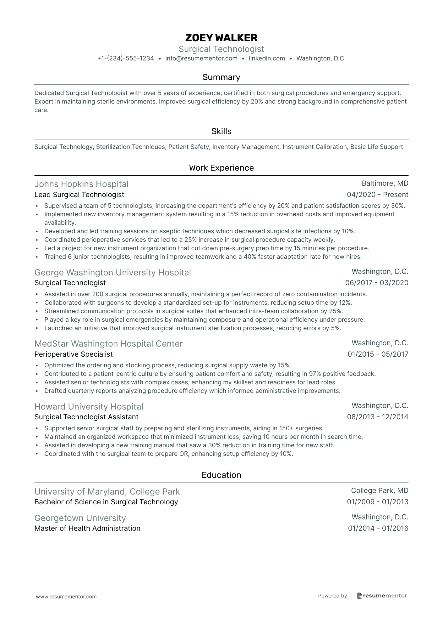 30 Healthcare Resume Examples - Free to Edit ATS-Friendly PDF - 2025