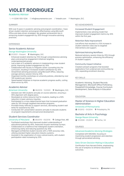 19 Education Resume Examples - Free to Edit ATS-Friendly PDF - 2025