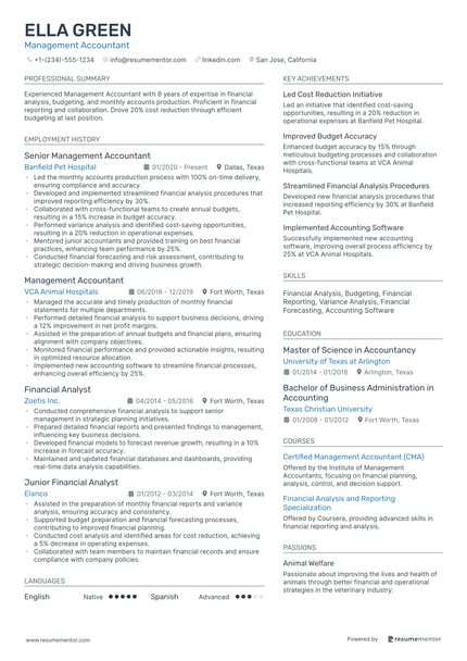 64 Accounting Resume Examples To Get You Hired in 2025