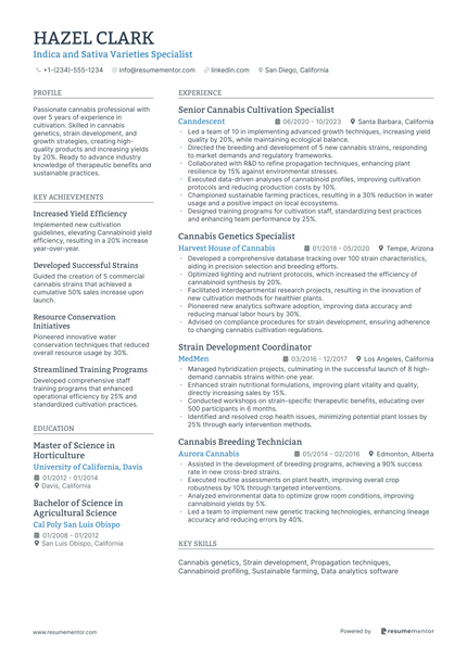 Budtender Resume Examples - Free to Edit ATS-Friendly PDF - 2025