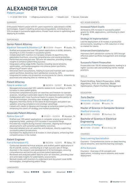 41 Lawyer Resume Examples To Get You Hired in 2024