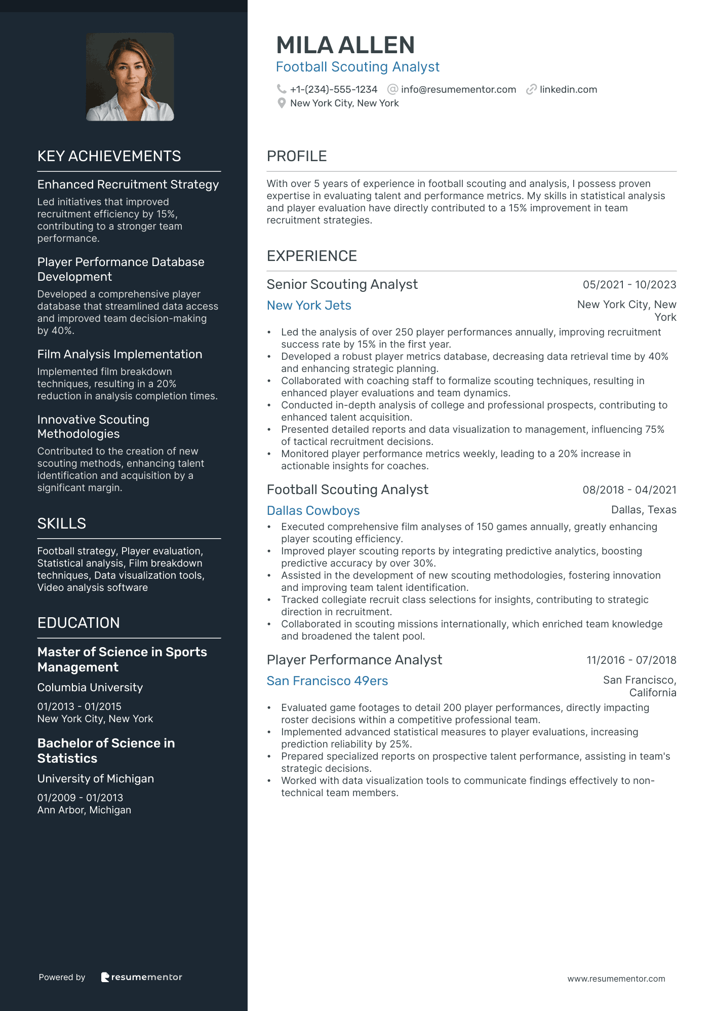 Athletes and Sports Resume Examples - Free to Edit ATS-Friendly PDF - 2025