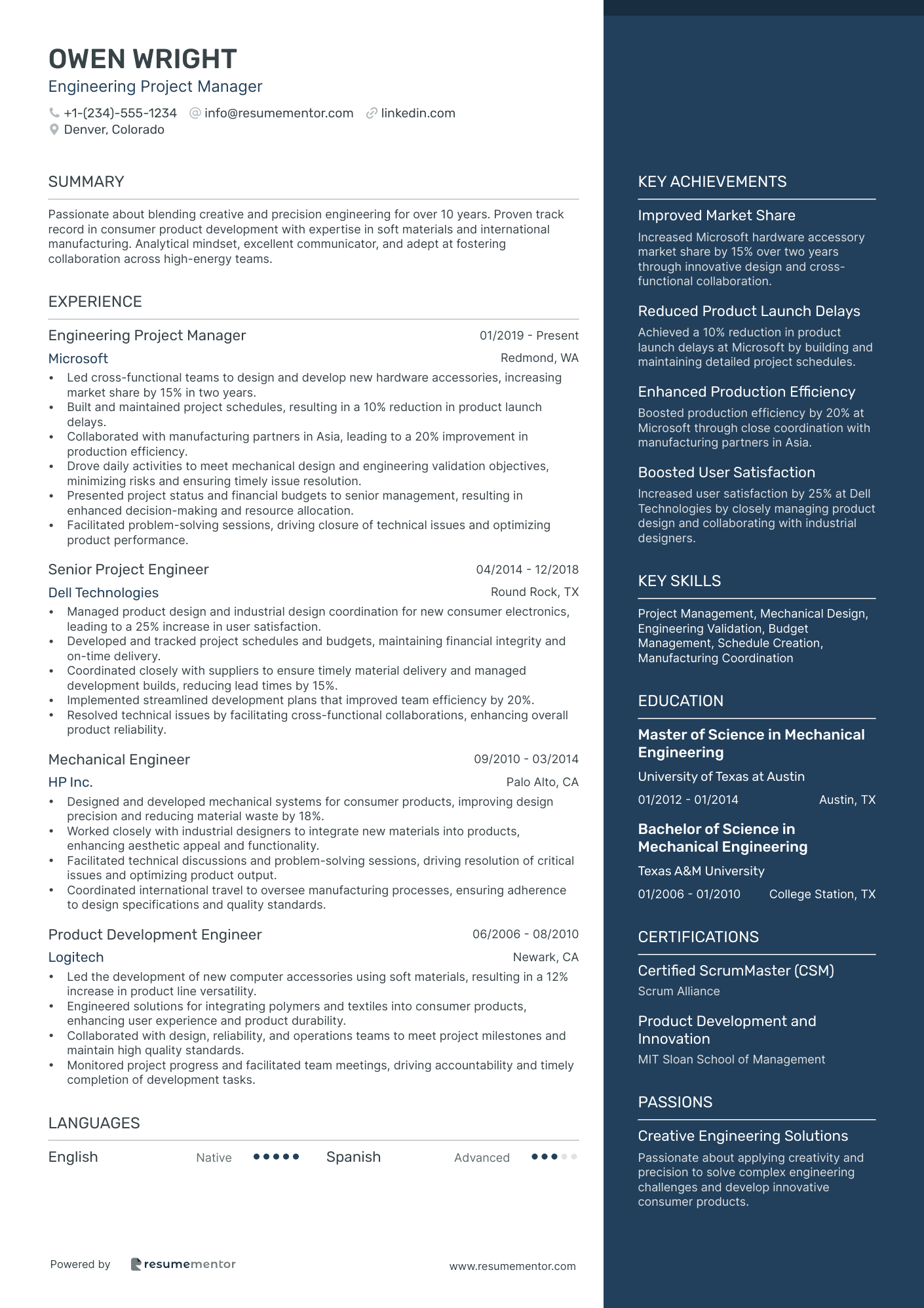 22 Project Management Resume Examples To Get You Hired in 2024