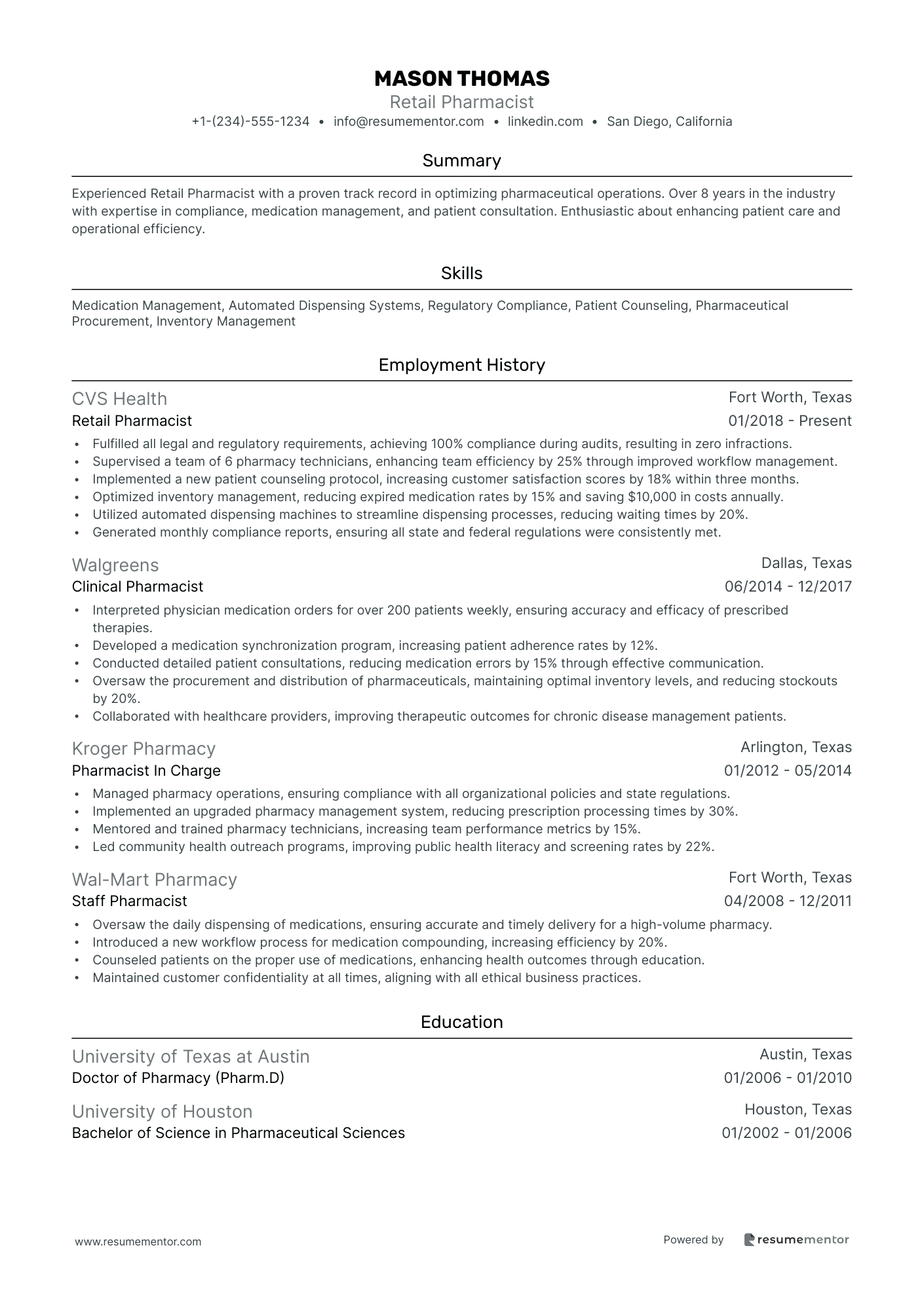 27 Retail Resume Examples To Get You Hired in 2024
