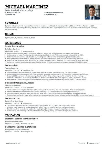 Internship Resume Examples - Free to Edit ATS-Friendly PDF - 2025