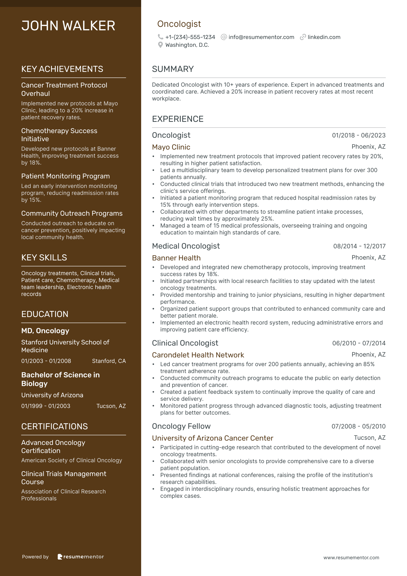 33 Doctor Resume Examples To Get You Hired in 2025