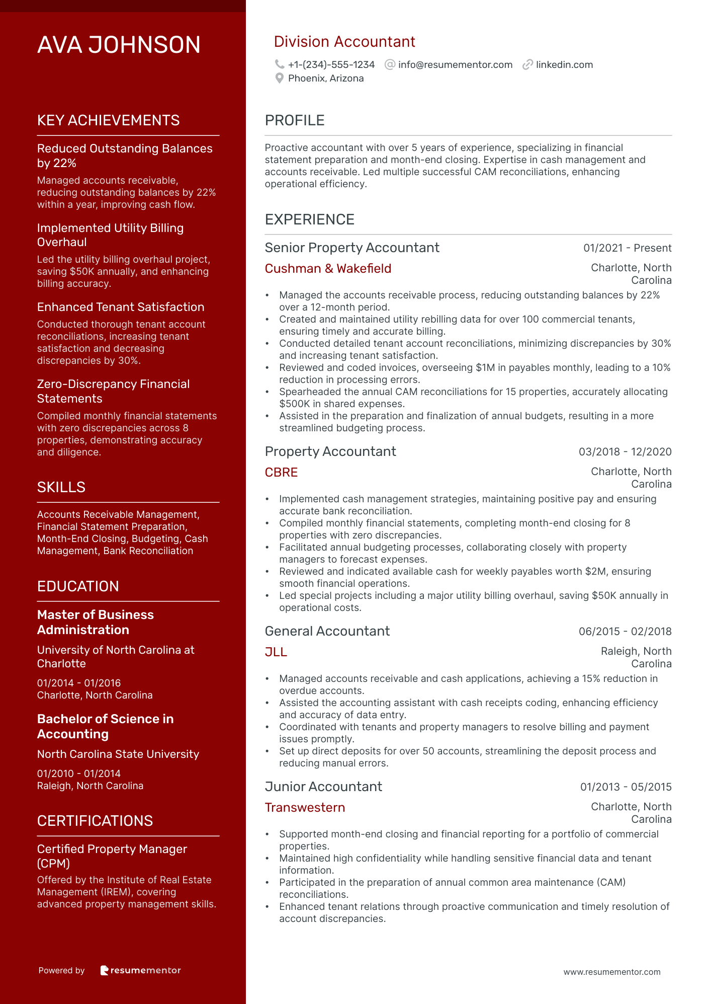 64 Accounting Resume Examples To Get You Hired in 2025