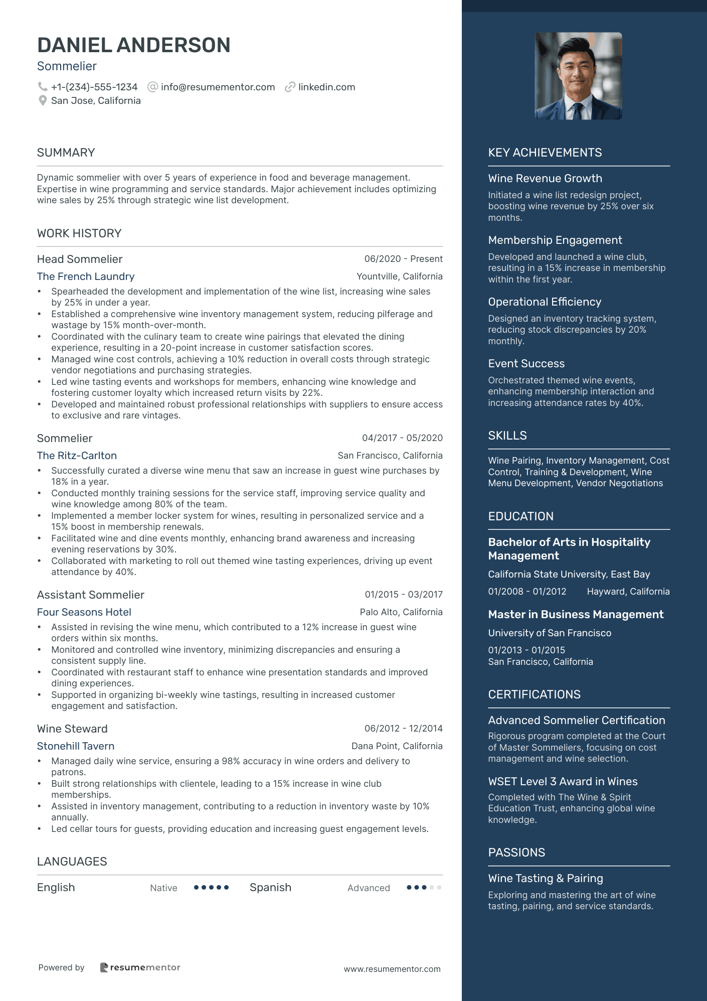 30 Hospitality Resume Examples - Free to Edit ATS-Friendly PDF - 2025
