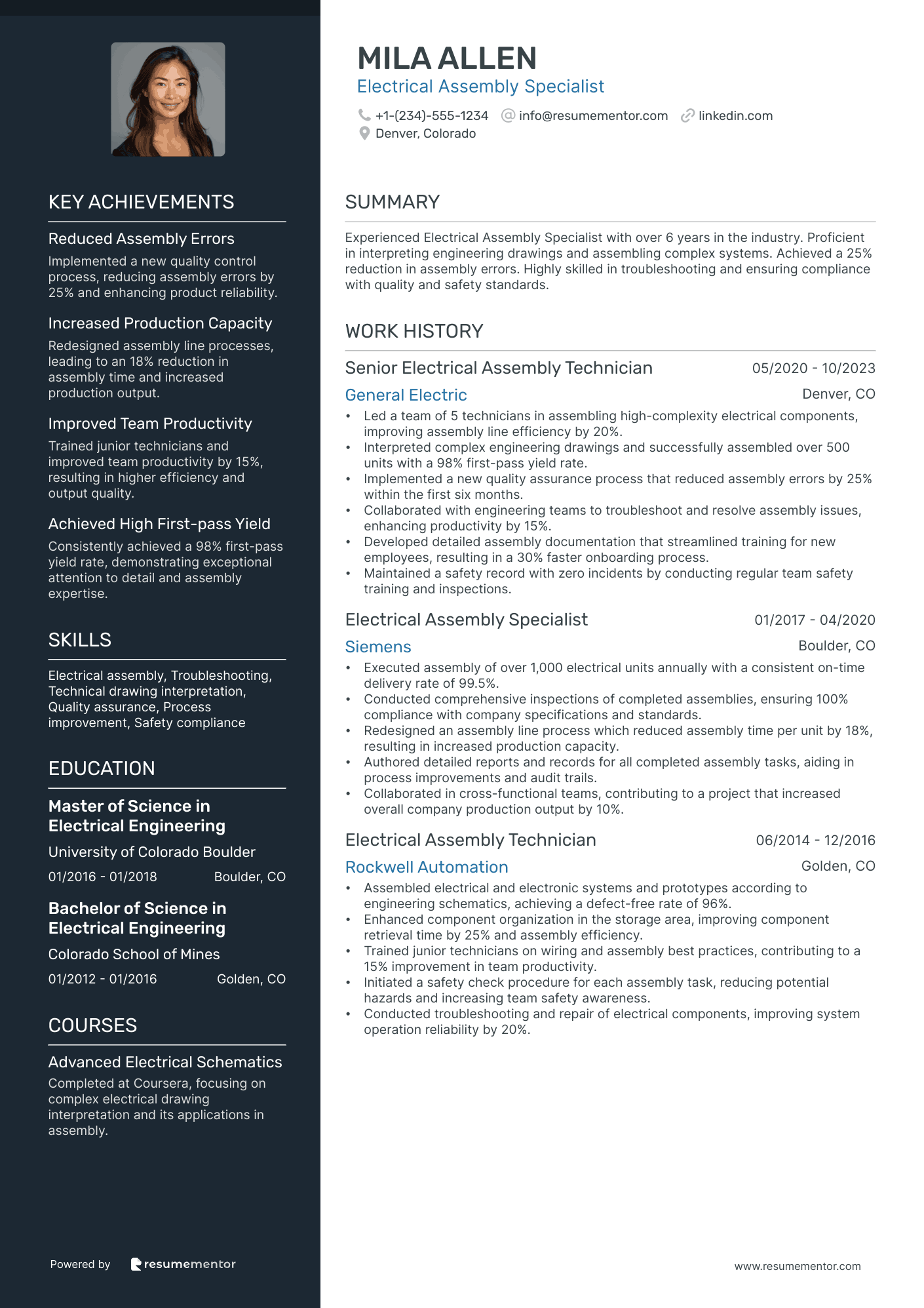 Assembler Resume Examples - Free to Edit ATS-Friendly PDF - 2025