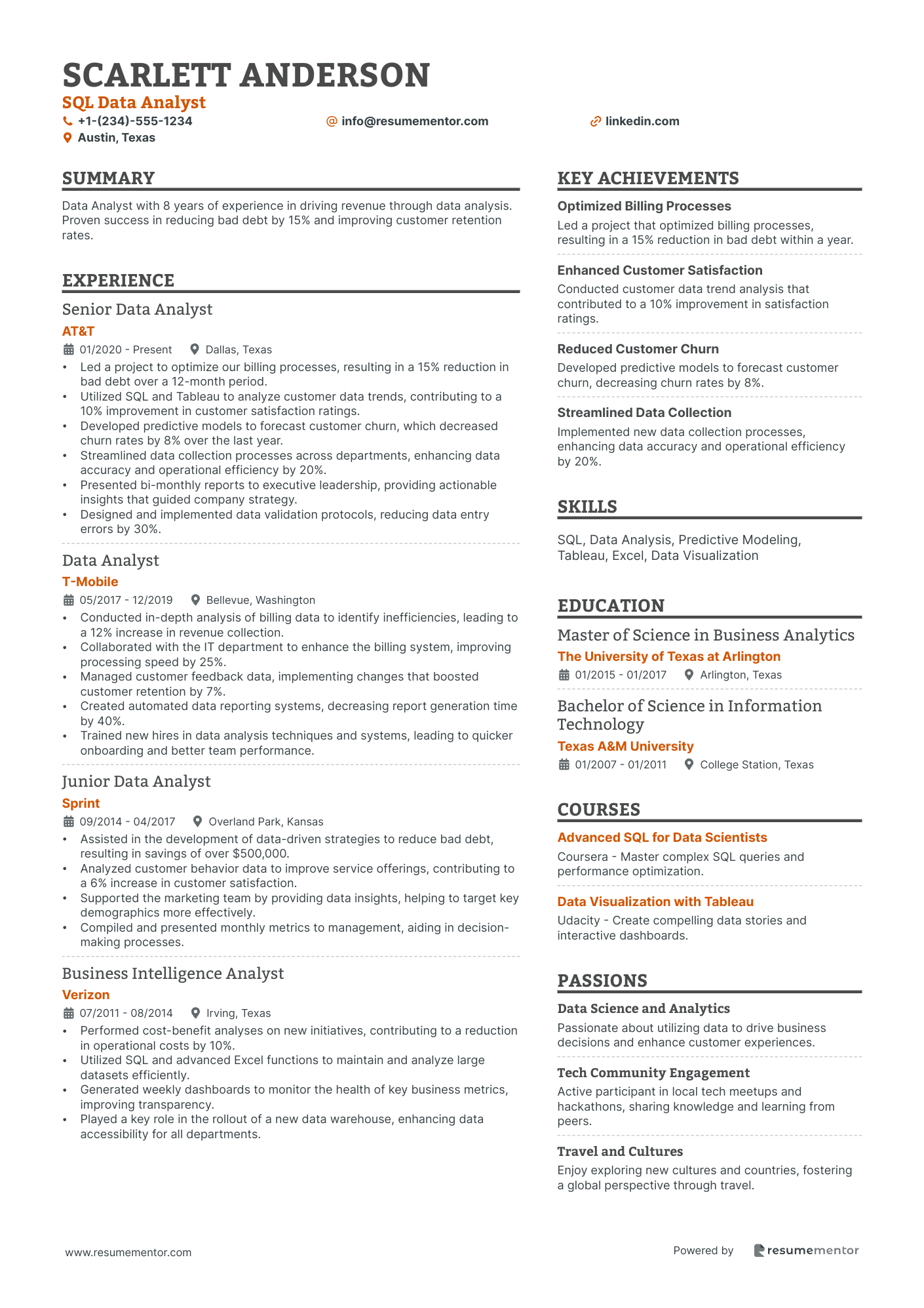 43 Data Science Resume Examples To Get You Hired in 2024