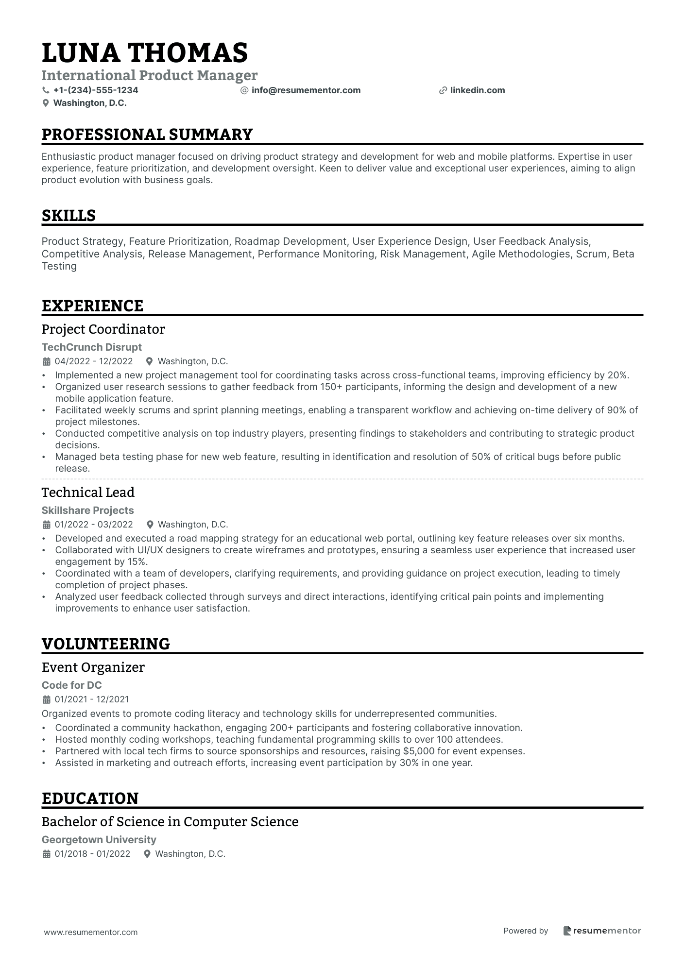 20 Product Management Resume Examples To Get You Hired in 2025