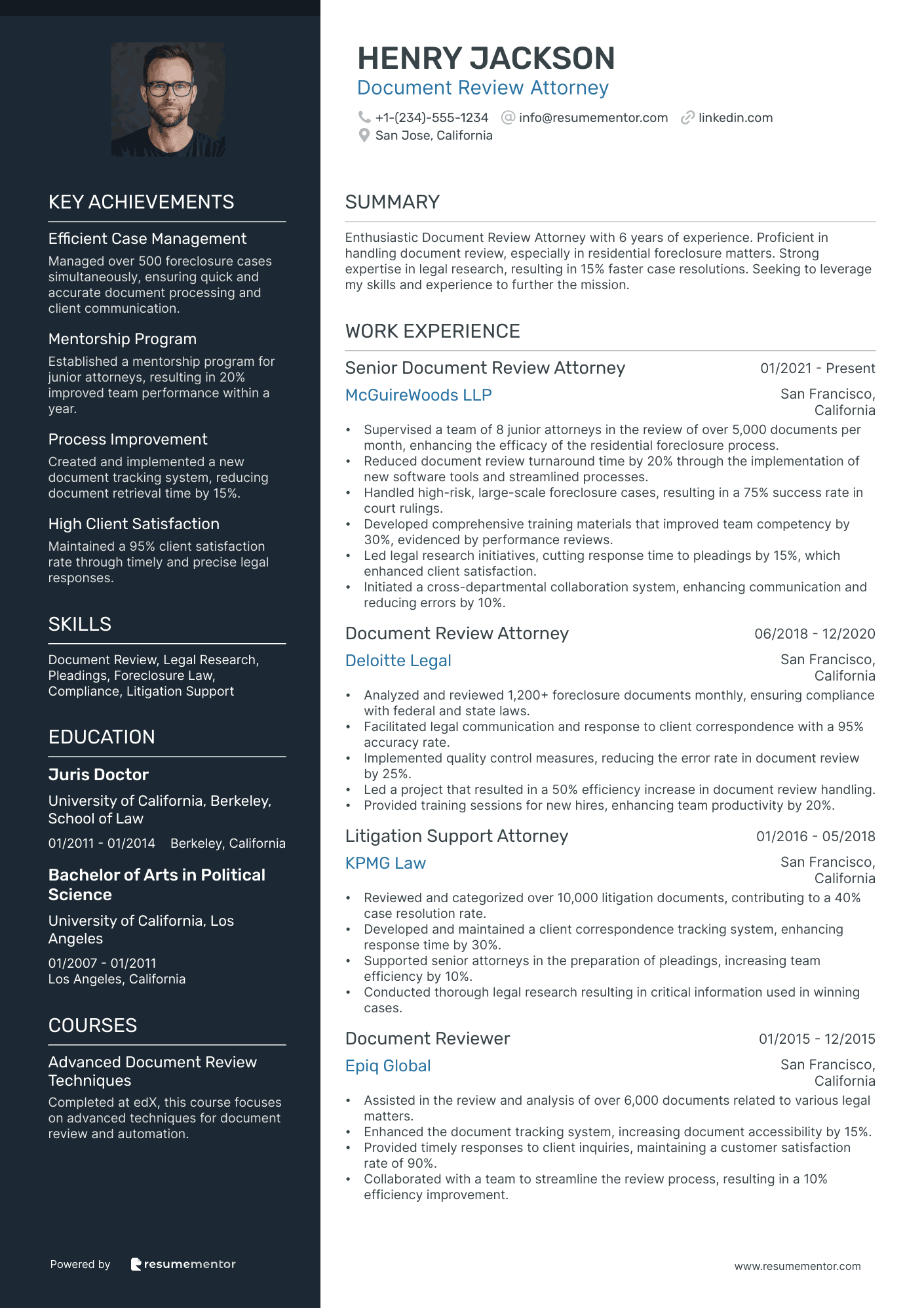 39 Attorney Resume Examples To Get You Hired in 2025