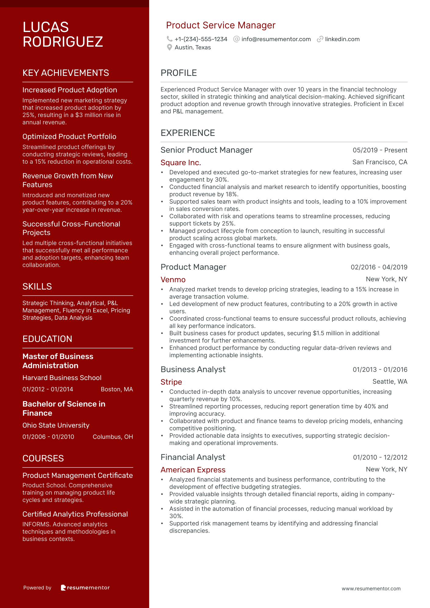 20 Product Management Resume Examples To Get You Hired in 2025