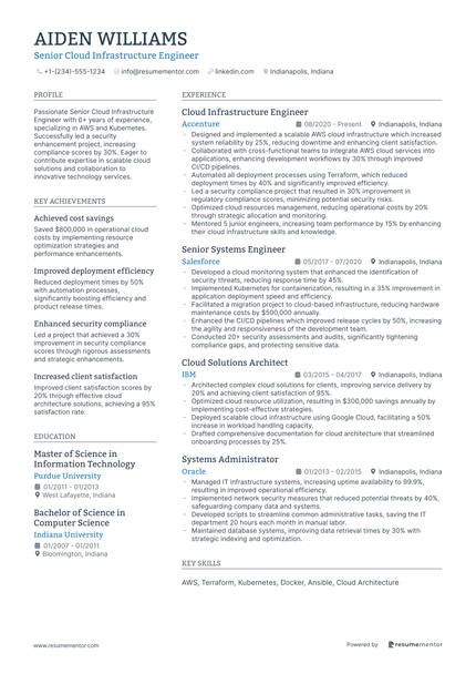 Senior Software Engineer Resume Example - Free to Edit ATS-Friendly PDF ...